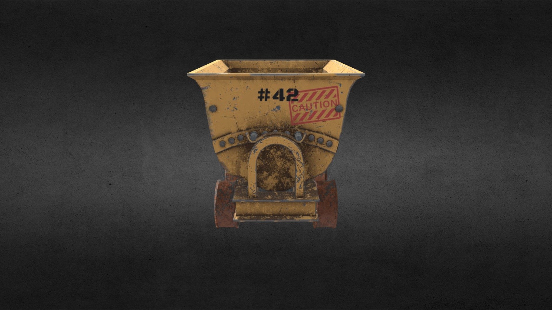 TP3-CHARIOT_MINIER - 3D model by philou (@philoufc) [8ba15bf] - Sketchfab