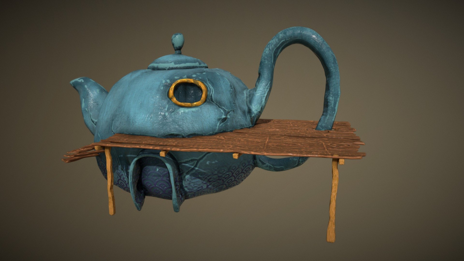 [TINYHOUSE PROJECT] - props : Teapot/Home - 3D model by SveutArt ...