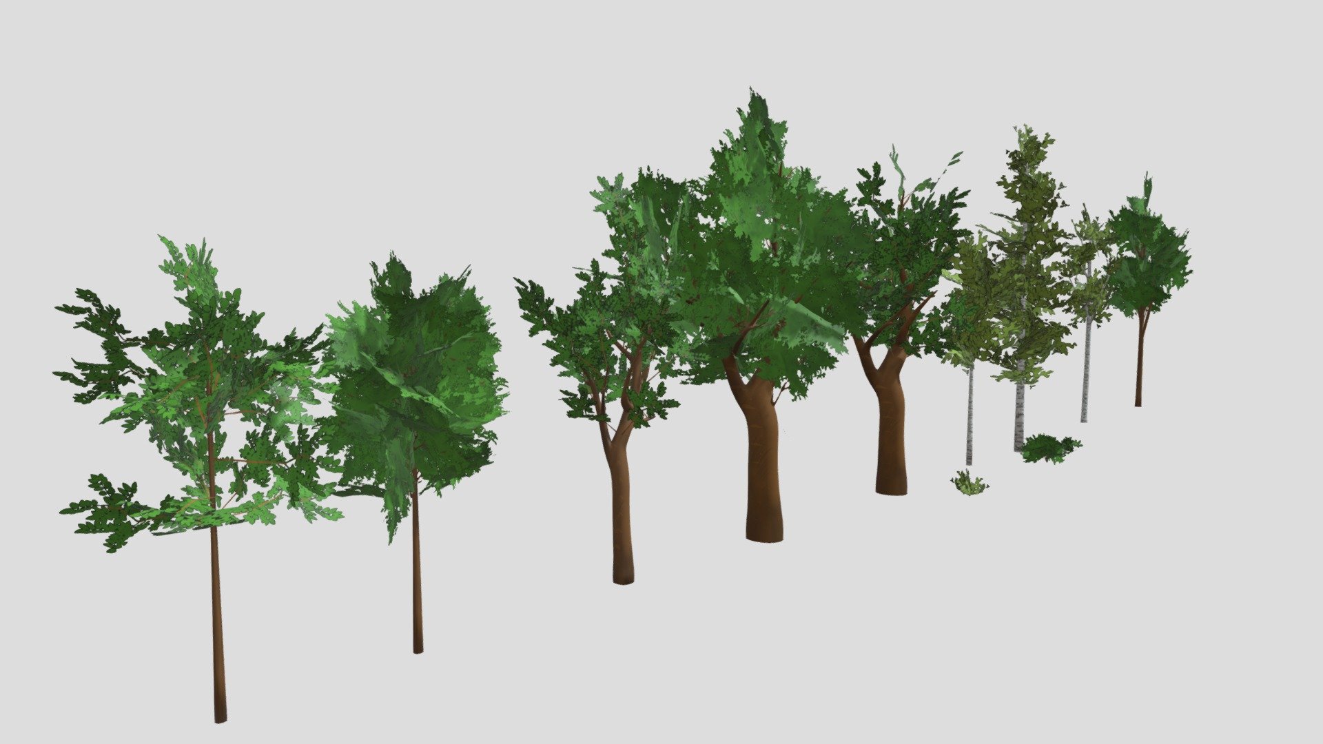Hunt Practice - Trees - 3D model by berkyuca [8ba2c43] - Sketchfab