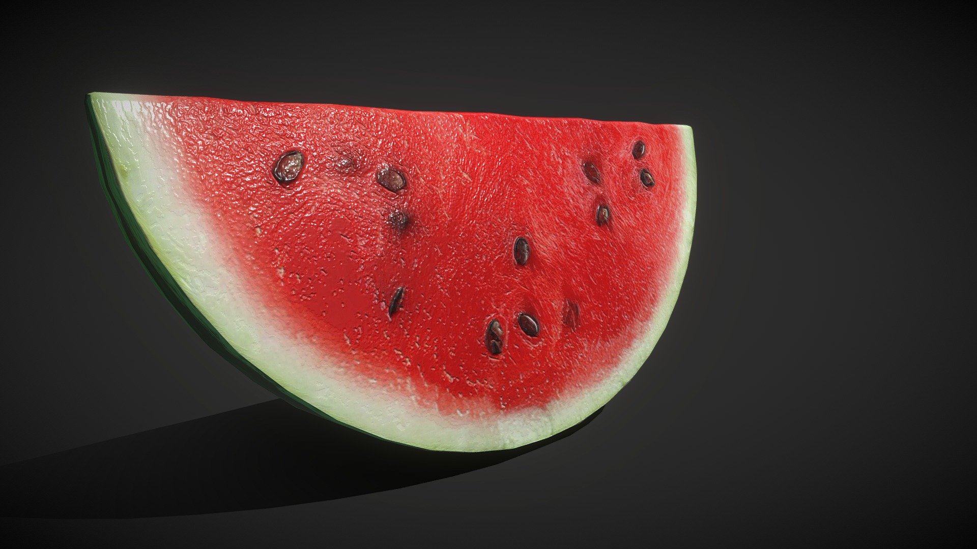 Watermelon - Low Poly - Download Free 3D model by Pablo Melo - Trindart ...
