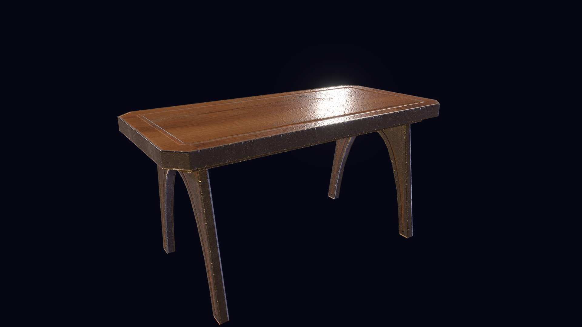 Square Table - 3D model by katcat [8ba3023] - Sketchfab