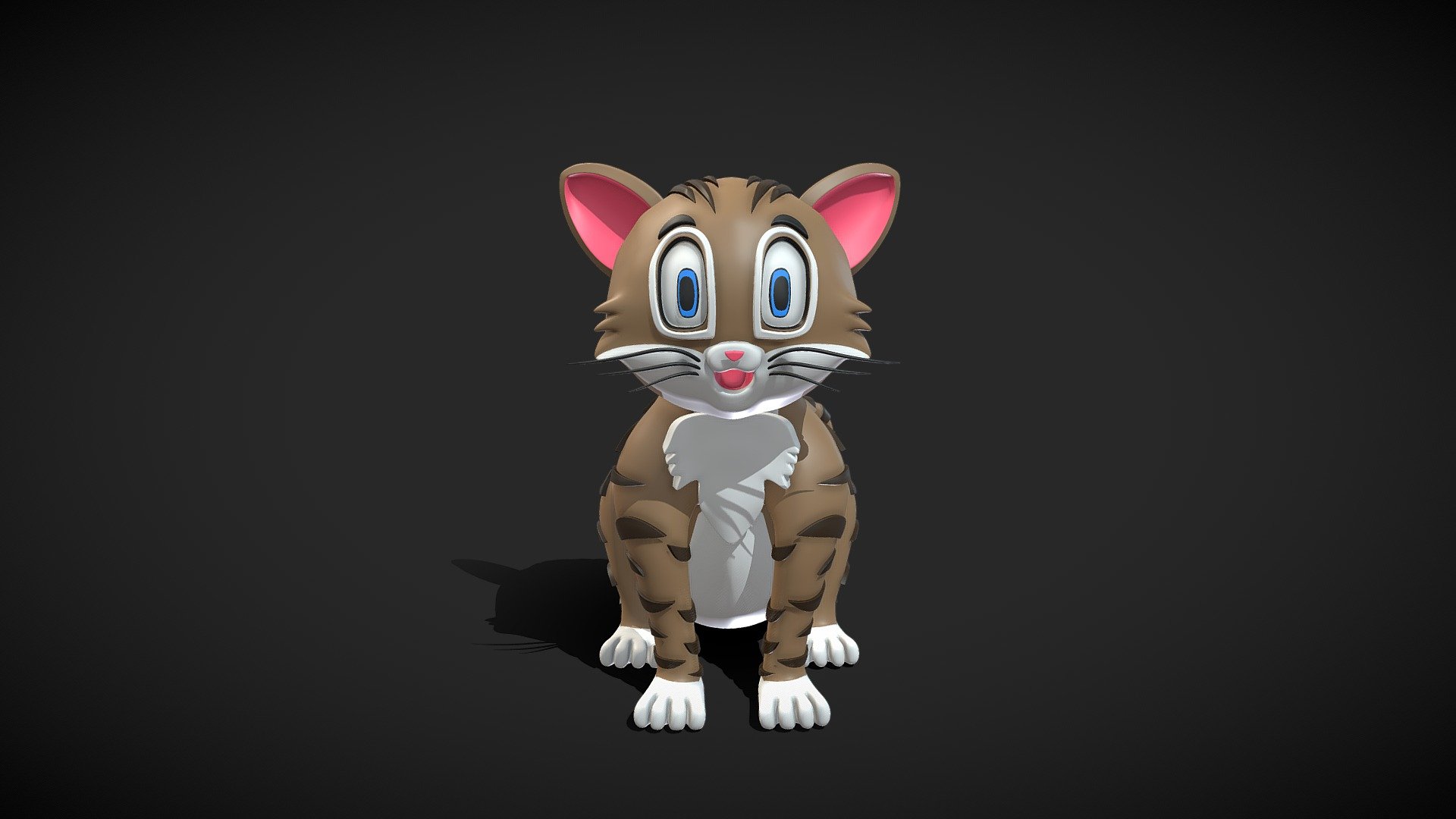 Cat Model CM02 - Buy Royalty Free 3D model by Sandeep Choudhary ...