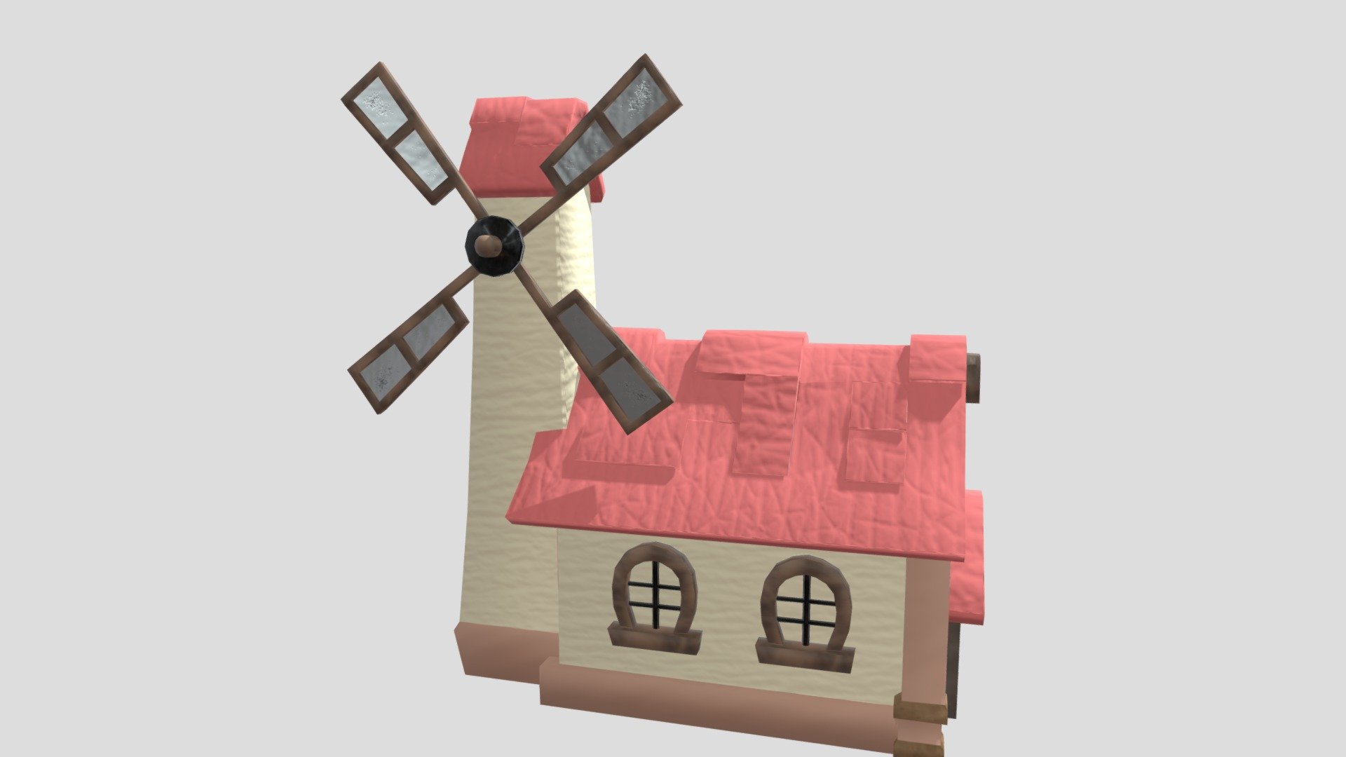 Windmill House - 3D model by kokoolk42 [8ba5027] - Sketchfab