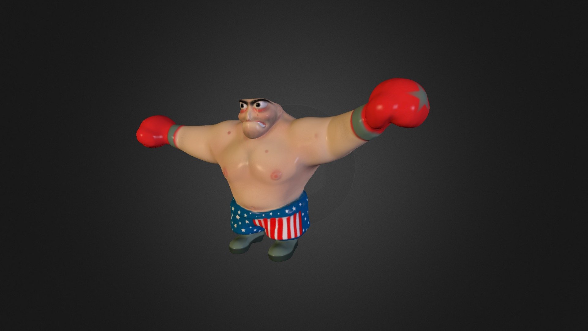 Boxer 3d model - 3D model by Guido Salimbeni (@3dsmithery) [8ba5e03 ...
