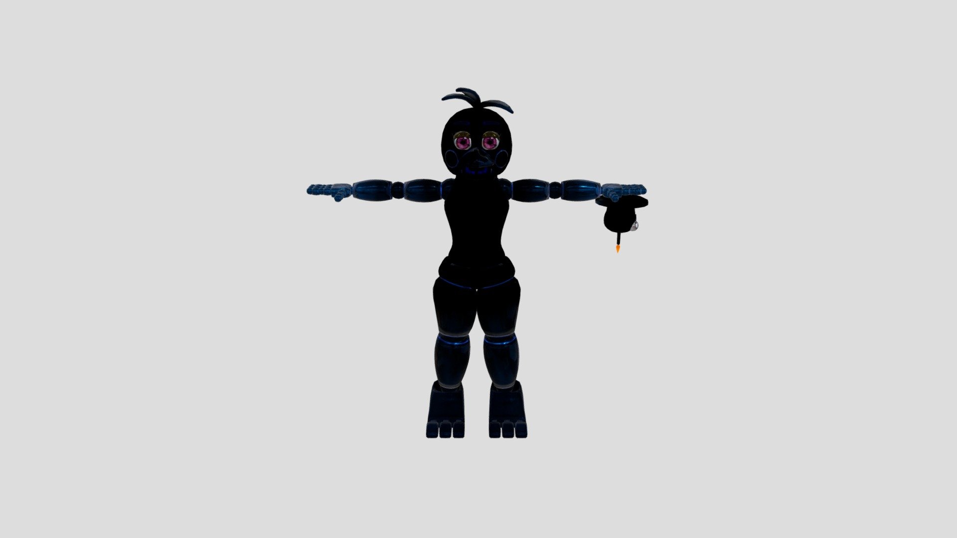 Toy Chica - Download Free 3D model by funtimfoxy9g [8ba5e98] - Sketchfab