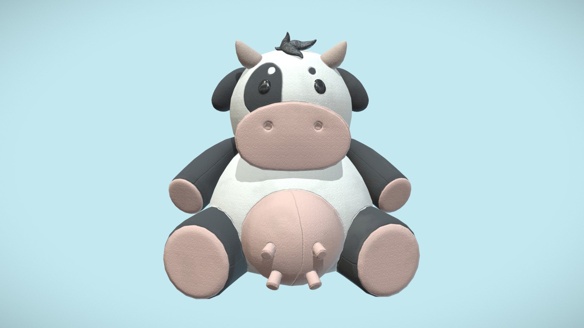 Sayori's Mr. Cow - 3D model by alton Rice (@altonrice) [8ba691a ...