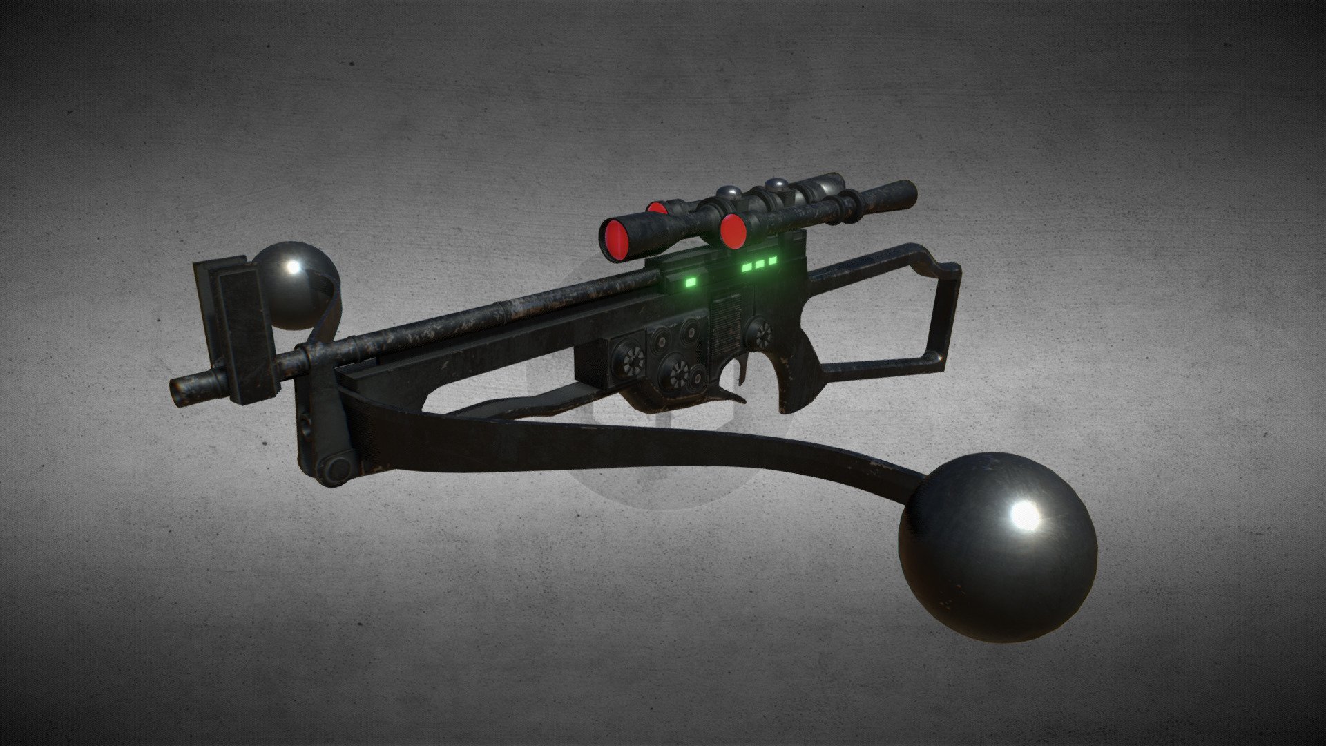 Star Wars Wookie Bowcaster - Download Free 3D model by LarsH. [8ba7ebd ...
