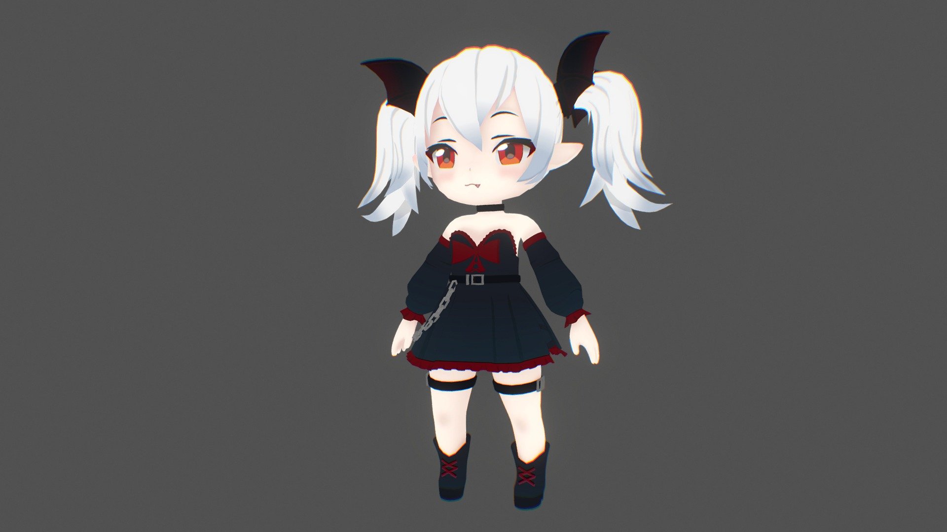 chibi vampire - 3D model by revenor [8ba8ca5] - Sketchfab
