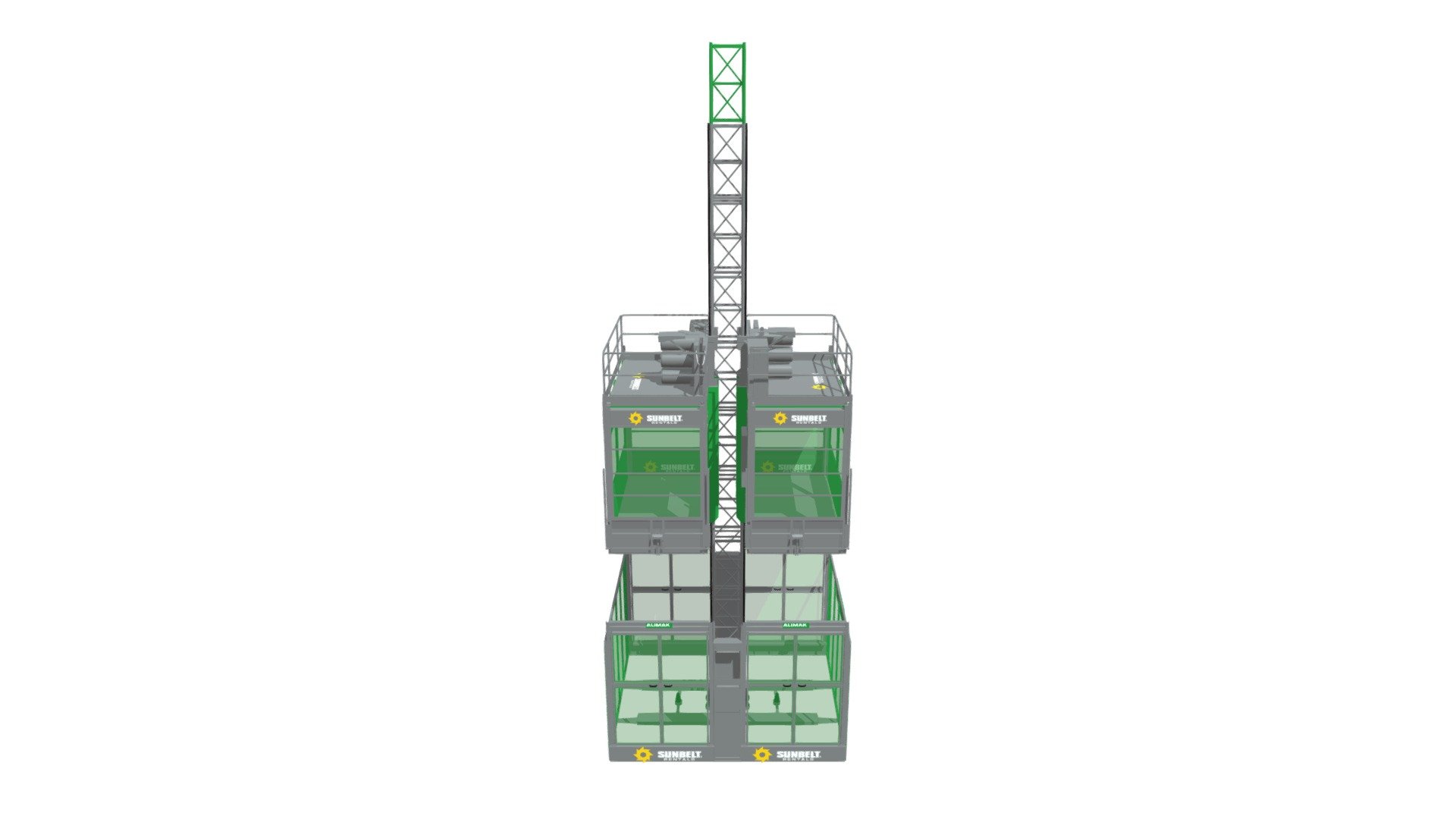 Alimak - 650 XL Twin - 3D model by bimstore (@Revitspace) [8ba9851 ...