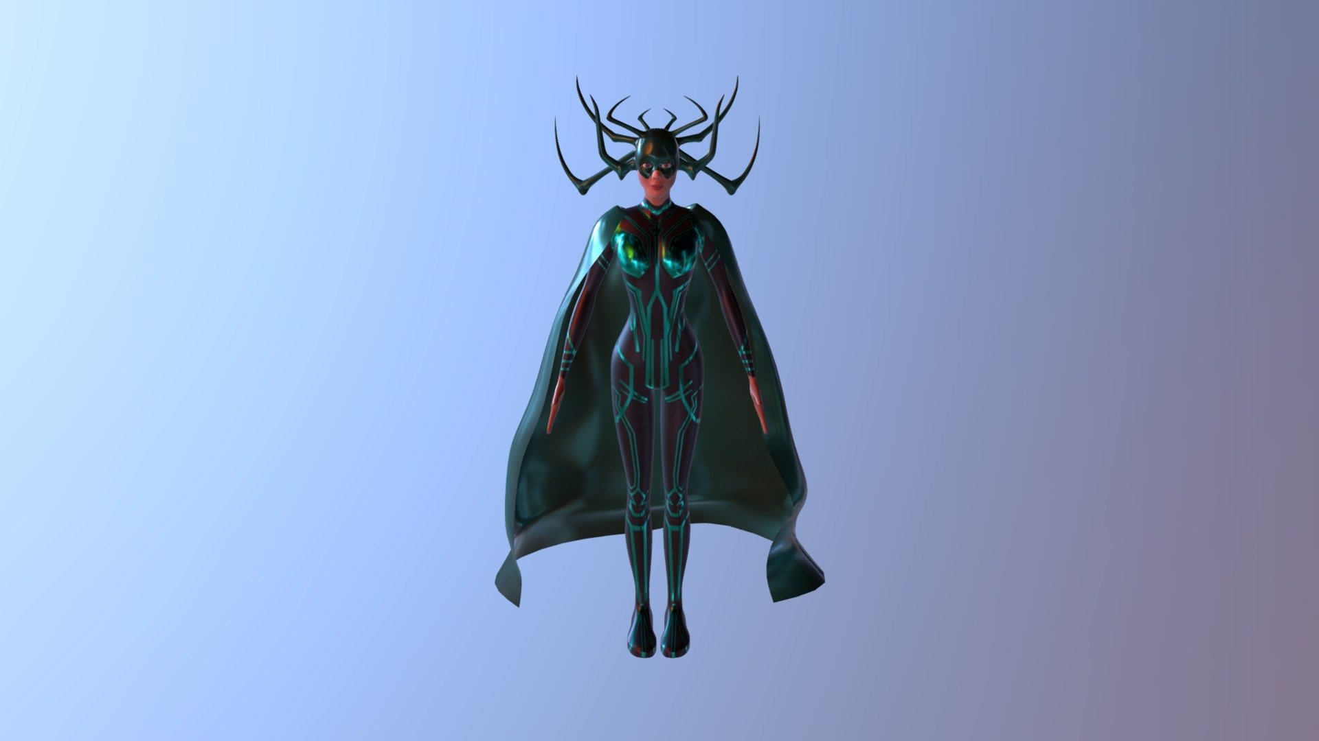Hela ( From Marvel Comics) - 3D model by Sakthi Dharanish ...