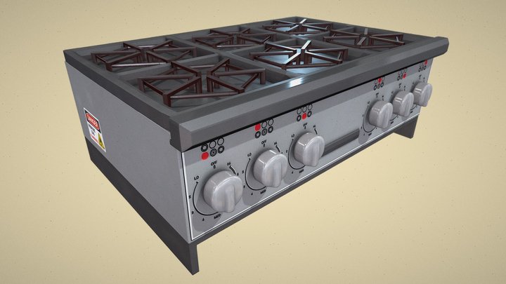 Burners 3D models - Sketchfab
