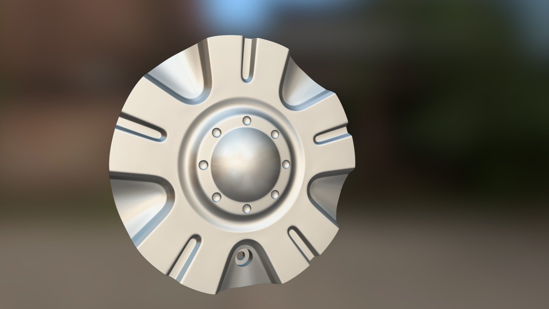 Car wheel hubcap - 3D model by eshtechrus@gmail.com (@eshtech) [8badef7 ...