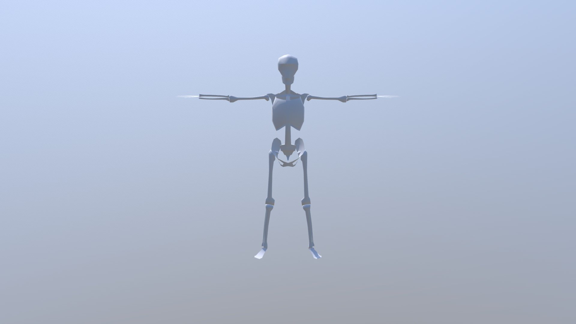 Low-Poly Skeleton - 3D model by glycer [8bae2e2] - Sketchfab