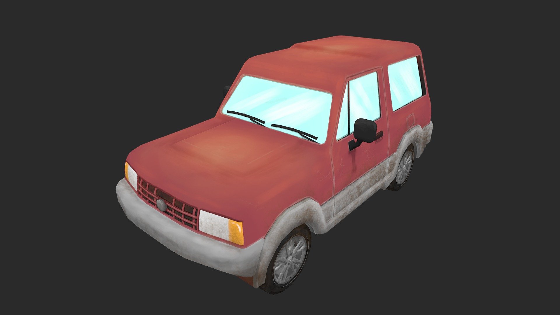 Hand-Painted Car - 3D model by Sergdenk [8bae739] - Sketchfab