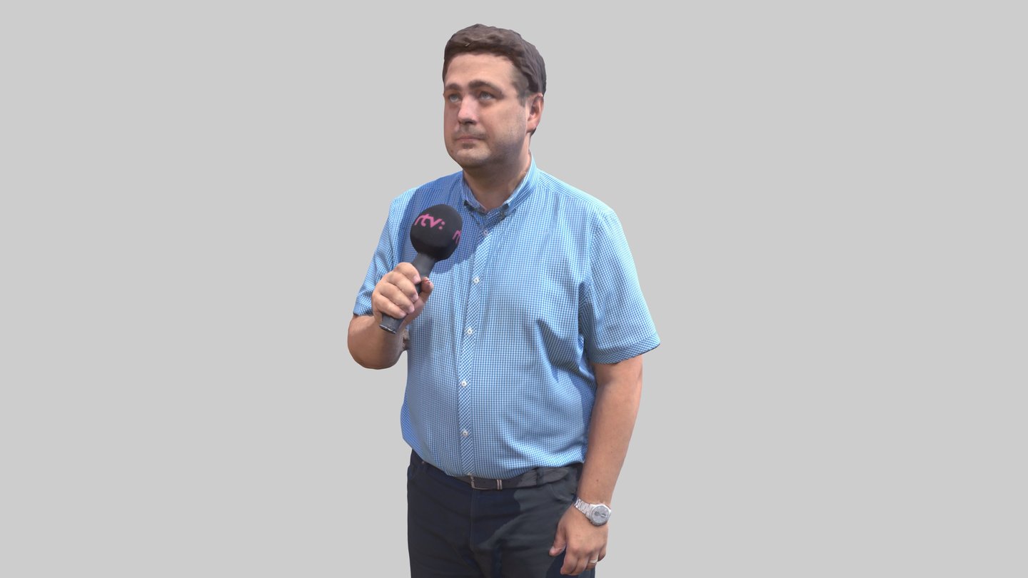 Reporter - 3D model by FIGURAMA™ (@figurama) [8bafea9] - Sketchfab