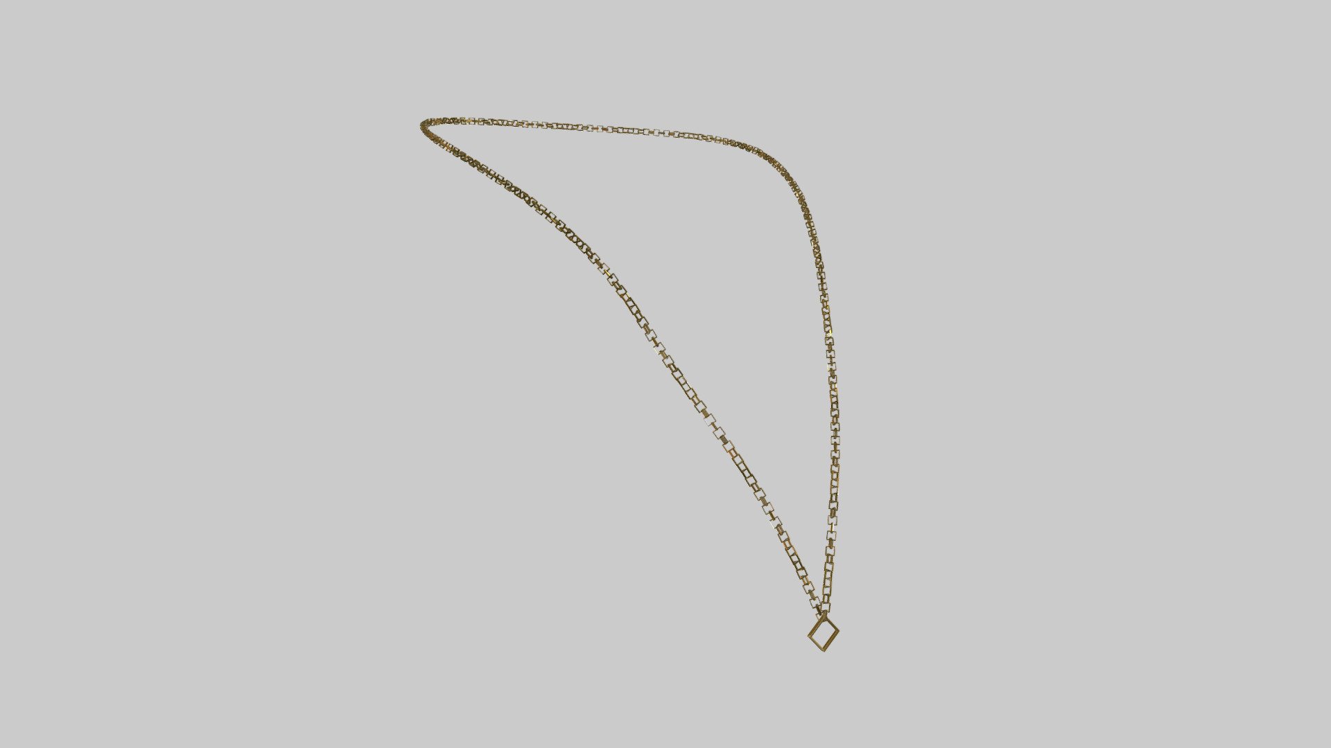 Gold necklace / chain - Download Free 3D model by Mckai [8bb2ebe ...