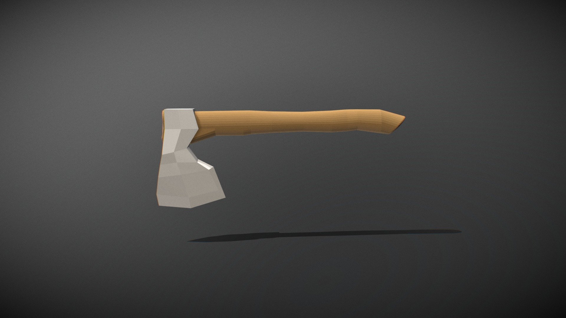 LowPoly Axe - 3D model by Sohkar4568 [8bb350a] - Sketchfab