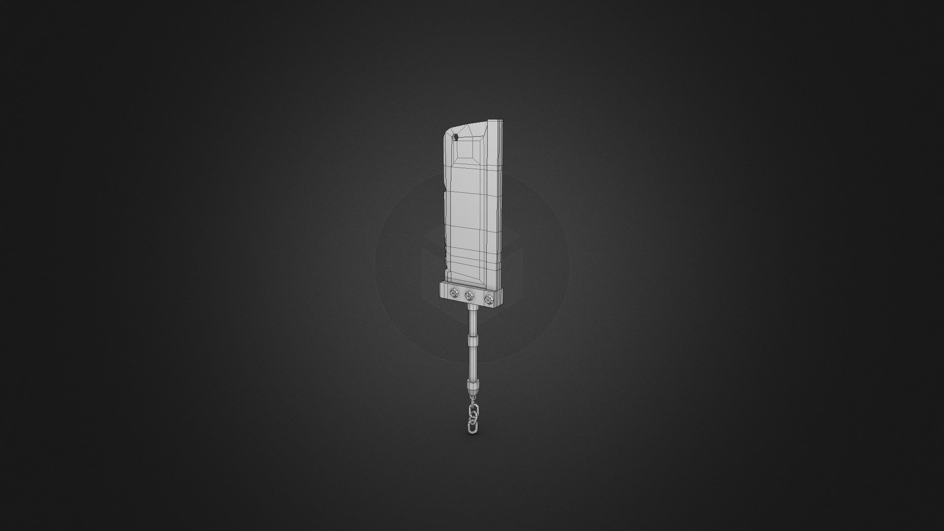 Two Handed Cleaver - Download Free 3D model by Lewis Harding ...