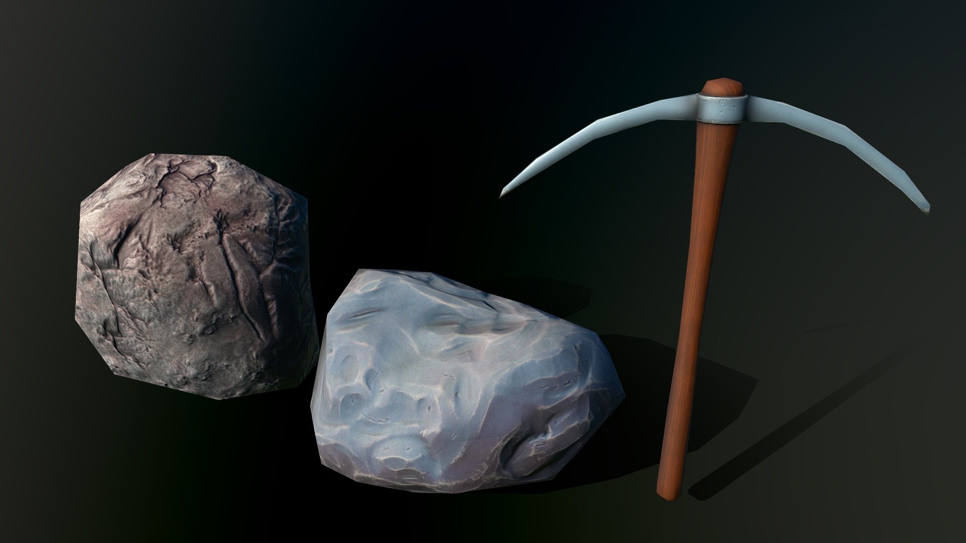 Low poly stylized mining kit - 3D model by knowledgegrind [8bb9894 ...