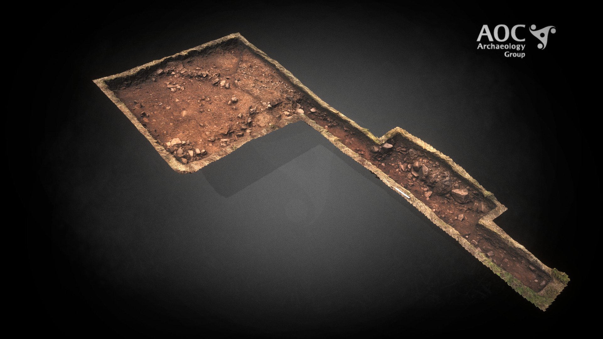 Holyrood Archaeology Project Trench 9 - 3D model by AOC Archaeology ...