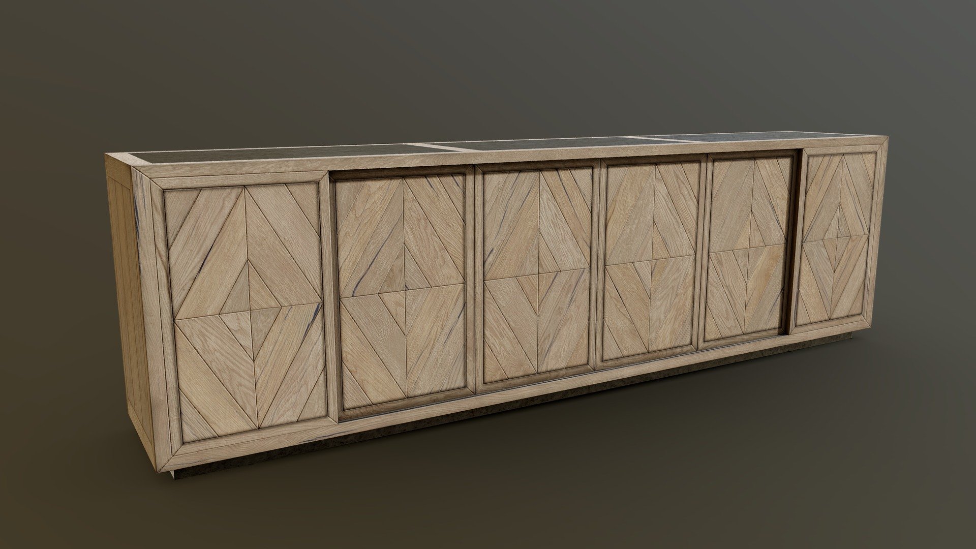 LEXINGTON VERITE LONG MEDIA CONSOLE - Buy Royalty Free 3D model by Mike ...