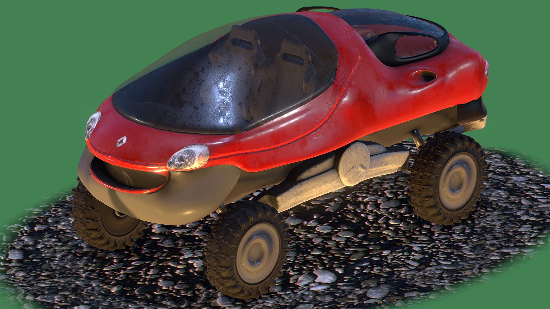 Renault Racoon - 1992 - Download Free 3D model by generalista3D ...