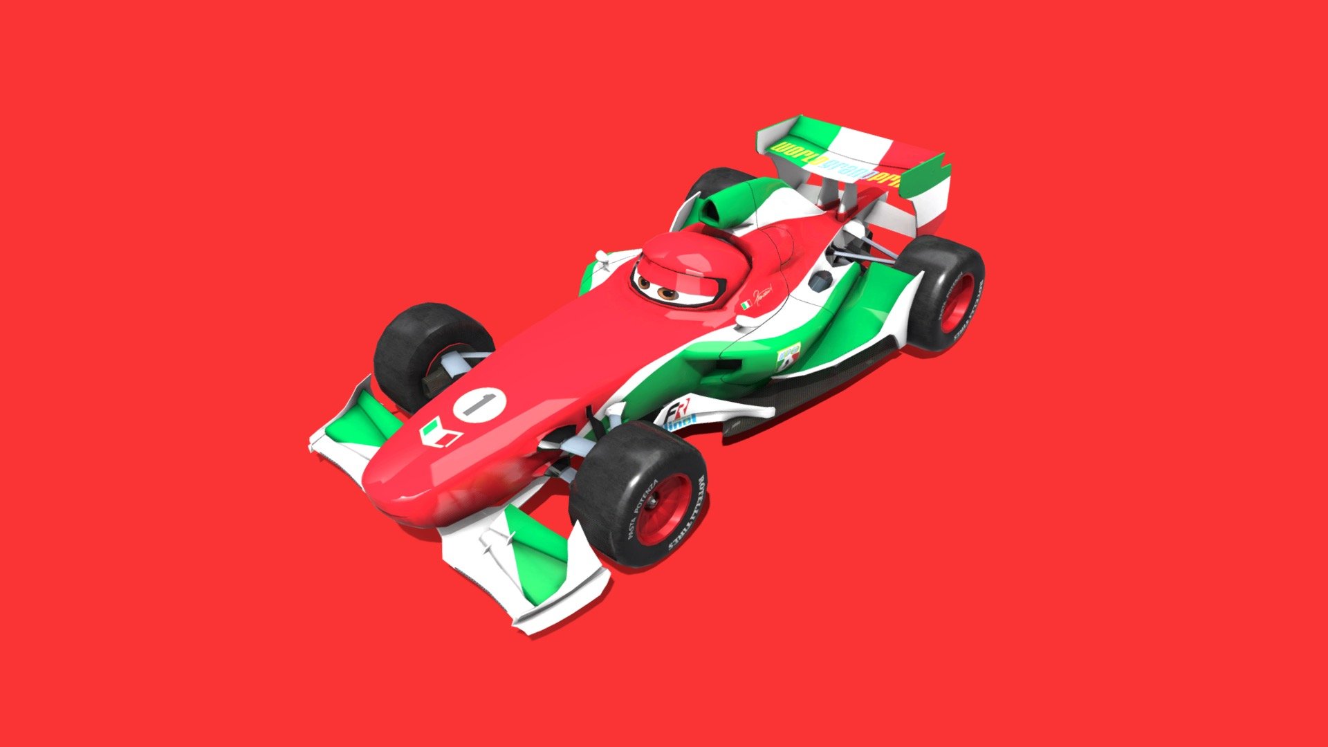Cars II Francesco - Download Free 3D model by Mona x Supercars ...
