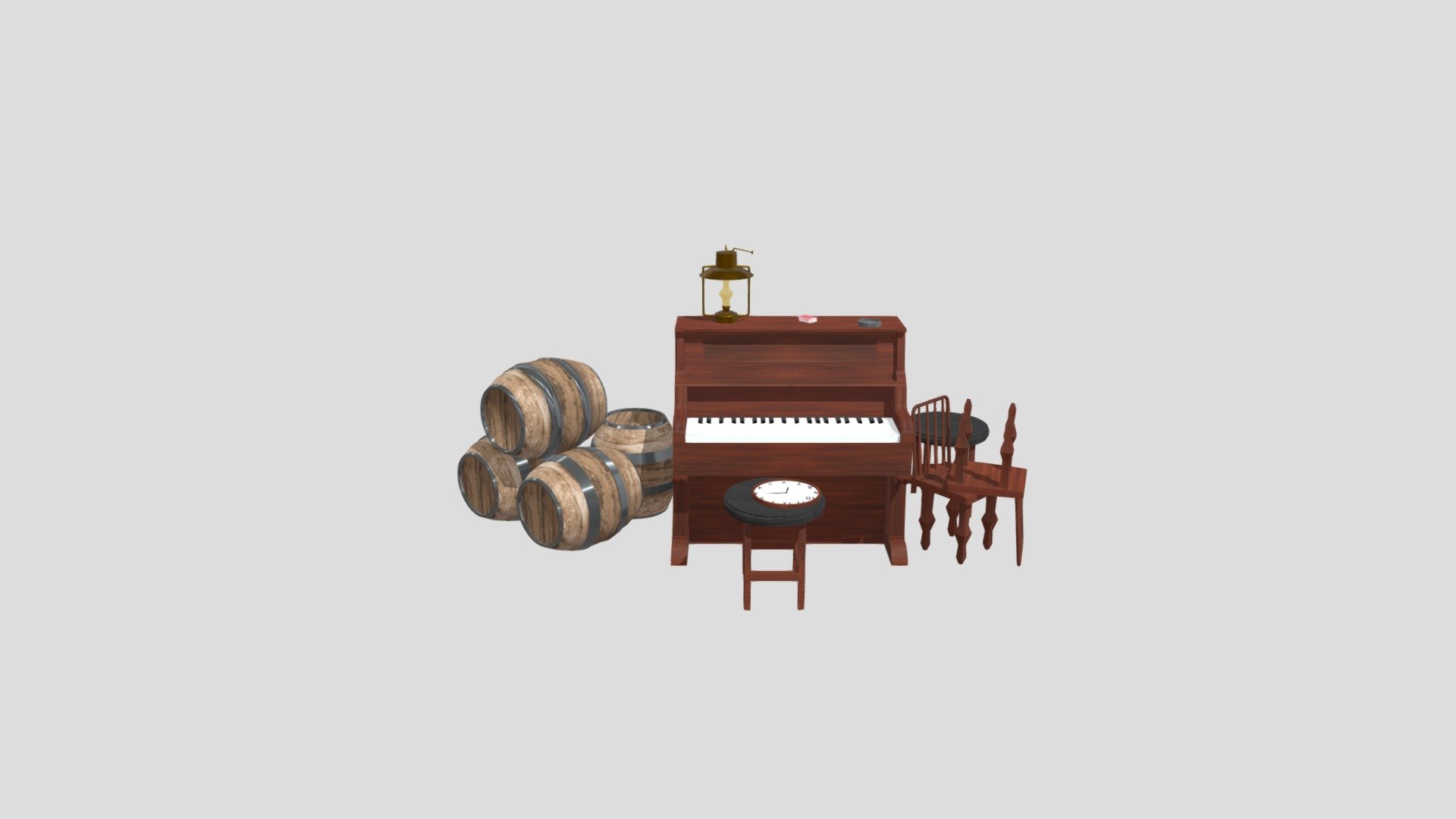 saloon props - Download Free 3D model by chiken mak nagets ...