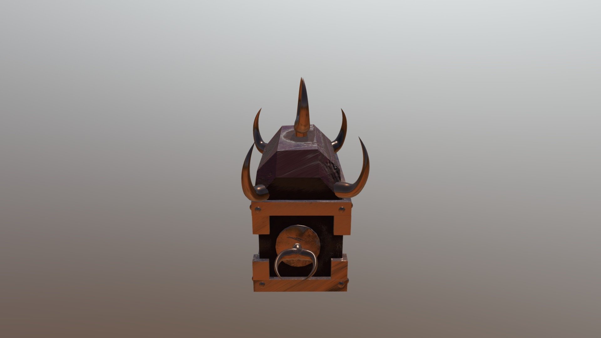 Demon Loot Chest - 3D model by hdevine [8bbf6c7] - Sketchfab