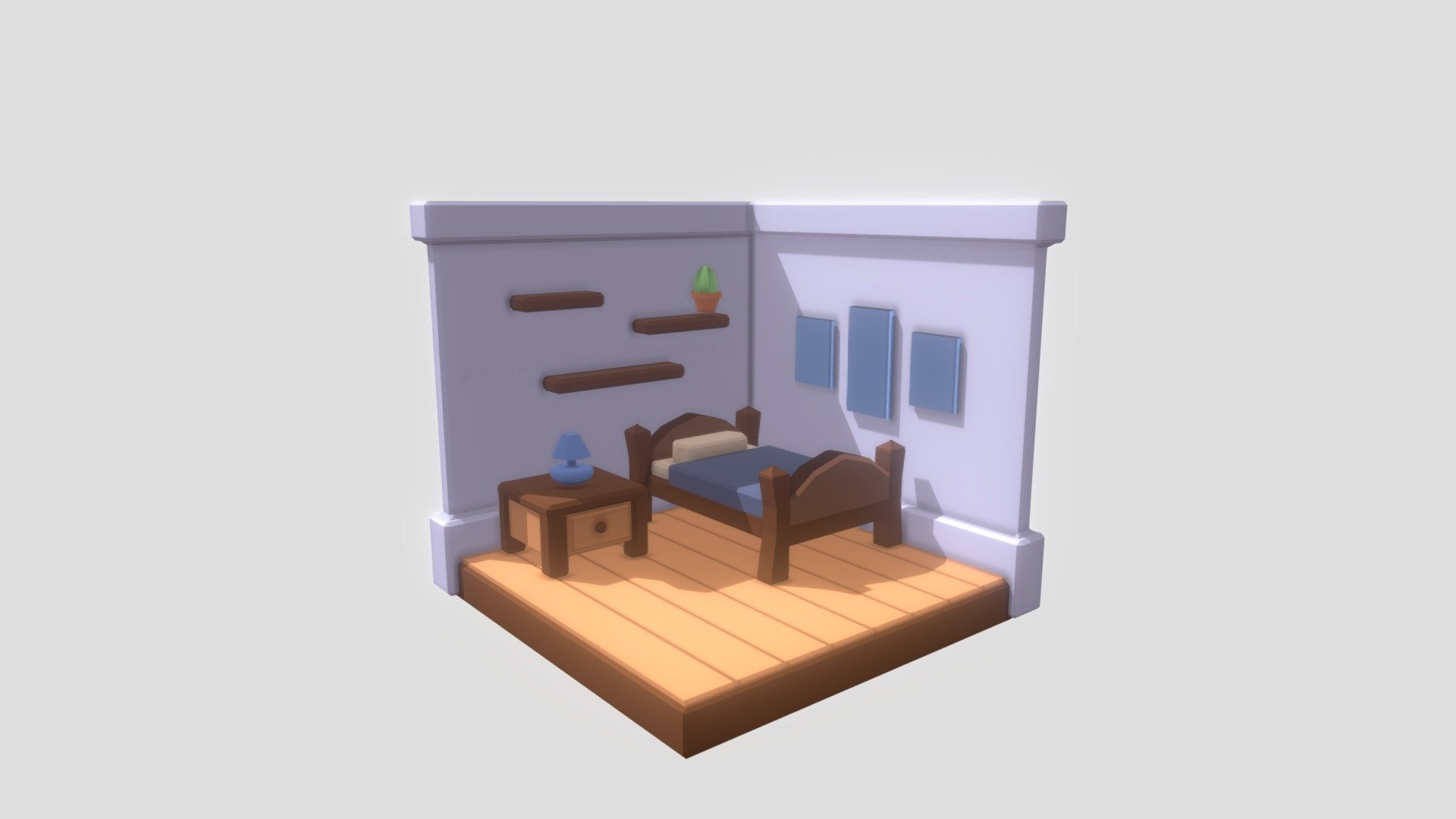 Iso Bedroom Haley Wilton P.6 - 3D model by HaleyWilton [8bc17ca ...