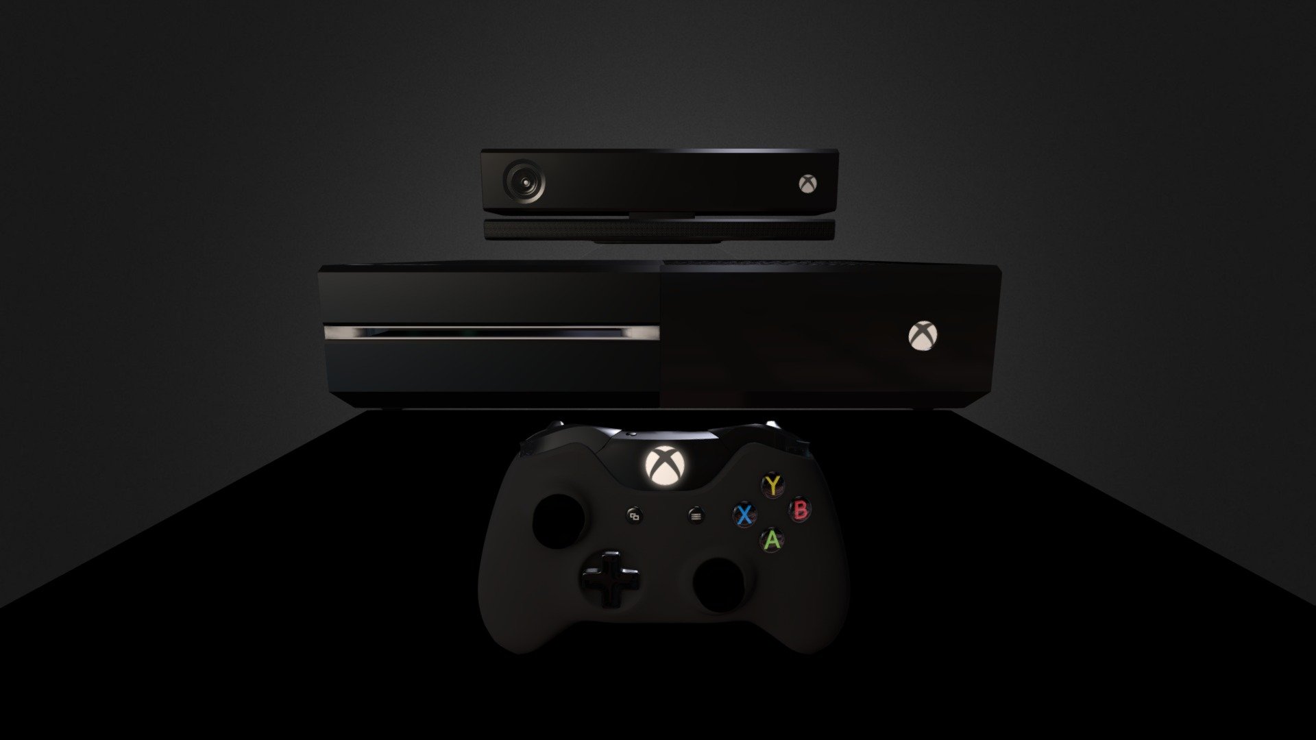 Xbox One set - 3D model by Mestaty [8bc58d5] - Sketchfab