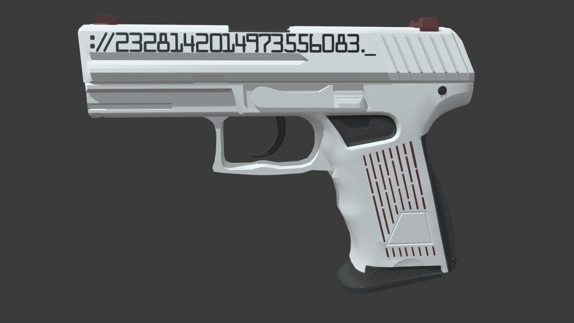 P2000 | Secret Code - 3D model by ctworkshop [8bc7fe4] - Sketchfab
