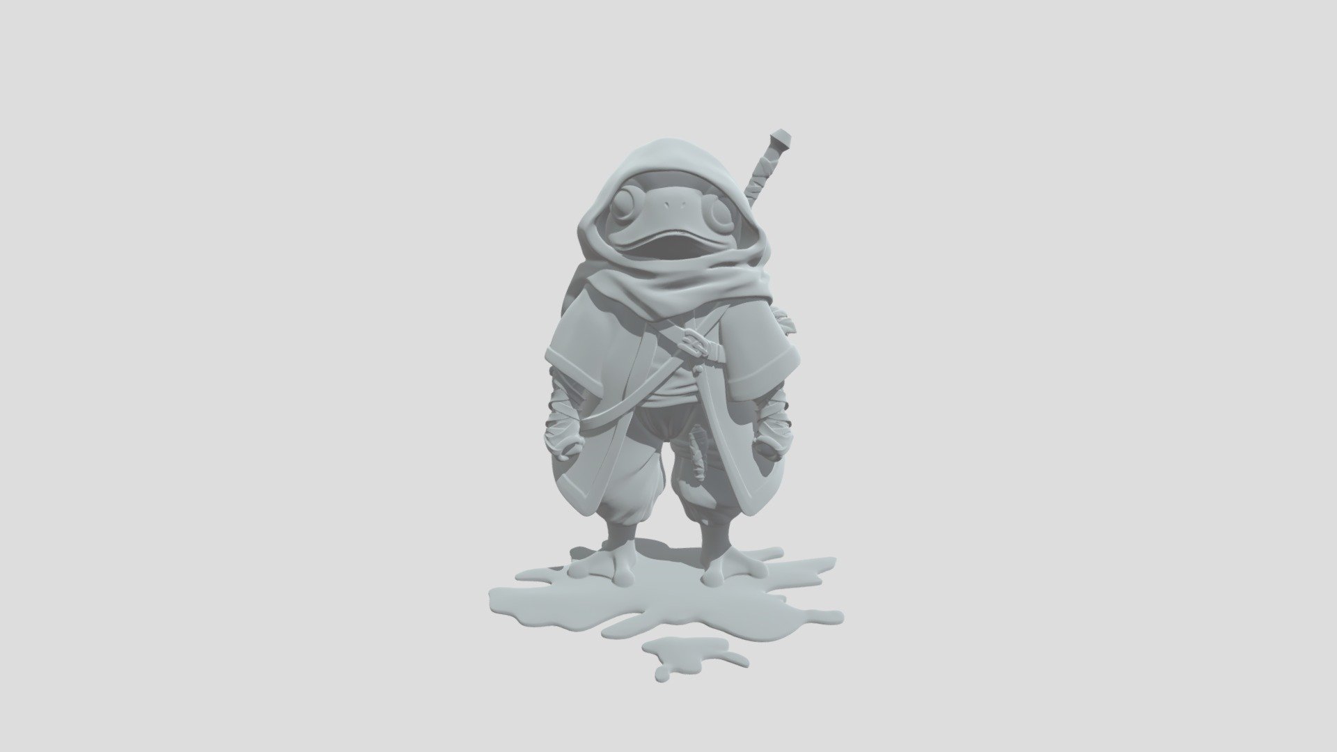 Ribbit Ronin - Download Free 3D model by sagesworld [8bc9543] - Sketchfab