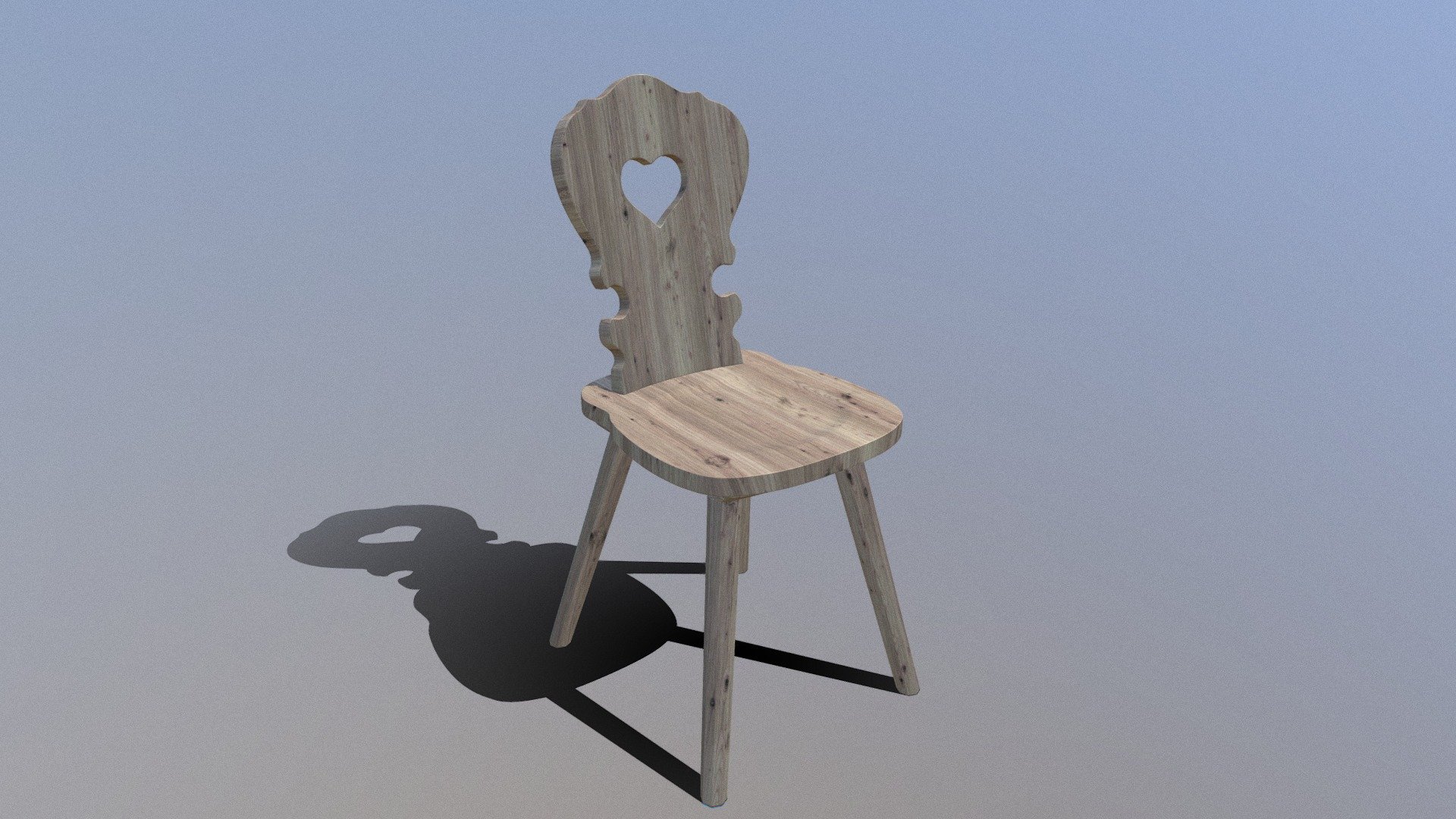 Wood Rustic Chair - 3D model by noonsp [8bcb1f2] - Sketchfab