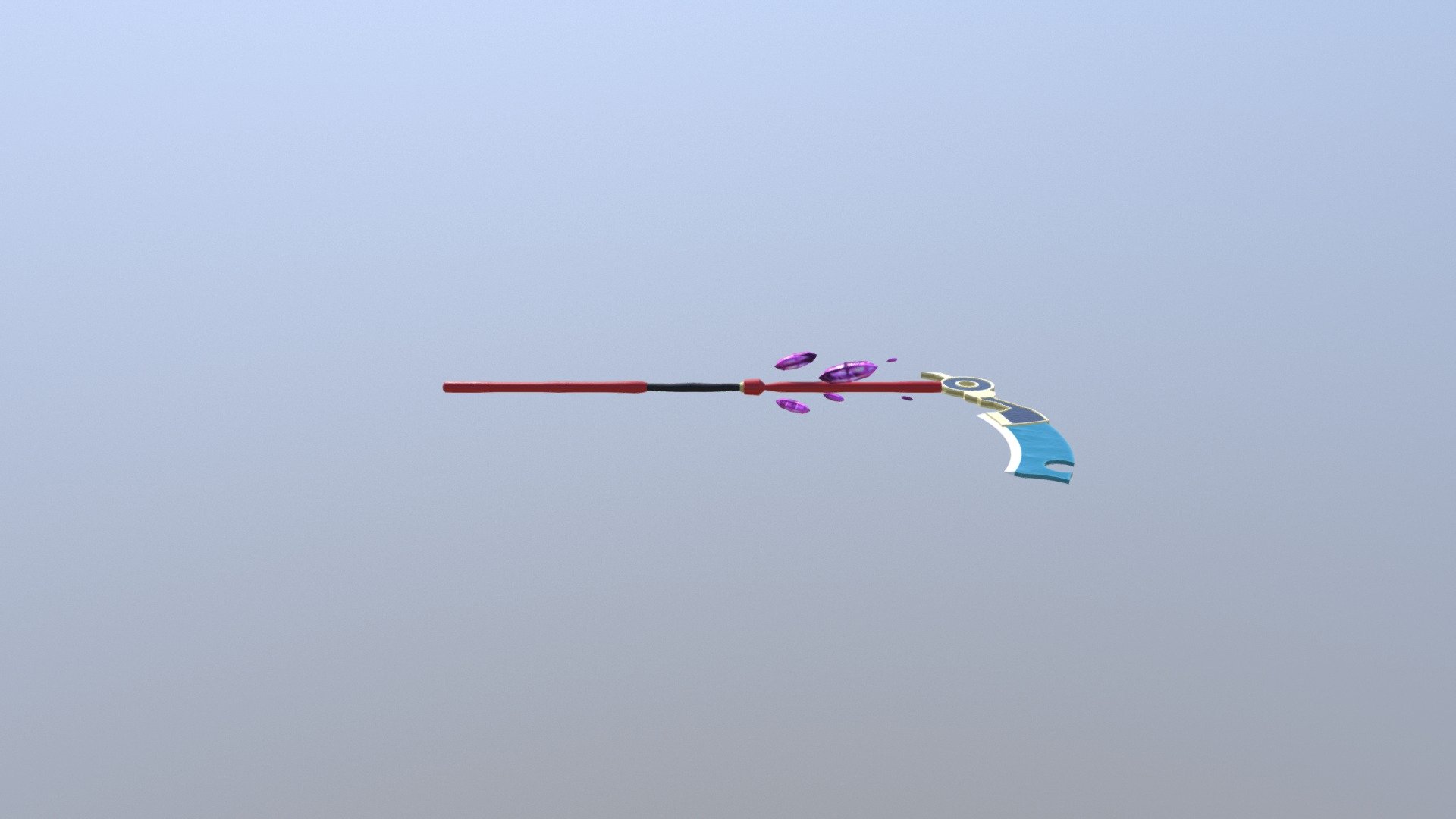 Crystal Scythe - 3D model by Piotr Pisarski (@platinumpiotr) [8bcbf53 ...