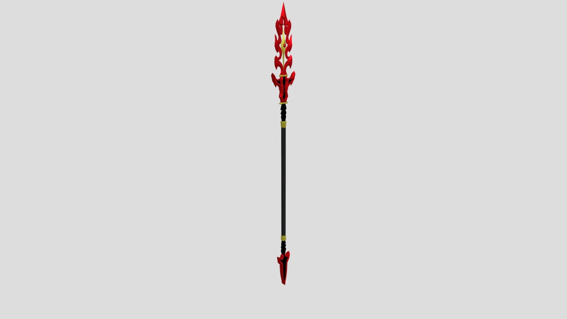 Magic staff low-poly - Download Free 3D model by Losk_by [8bd0687 ...