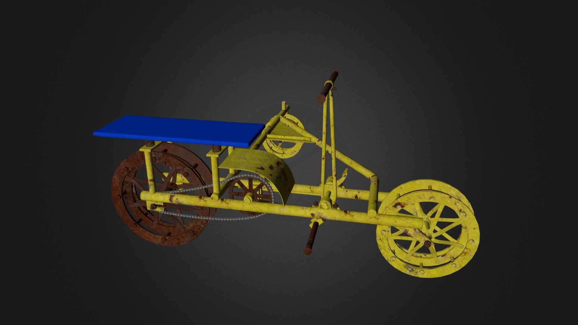 Hand Car - 3D model by Virt [8bd1c52] - Sketchfab