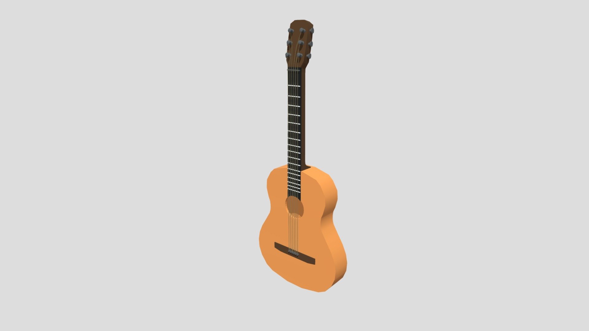 Guitar - 3D model by MatthewBlake (@14mblake) [8bd210d] - Sketchfab