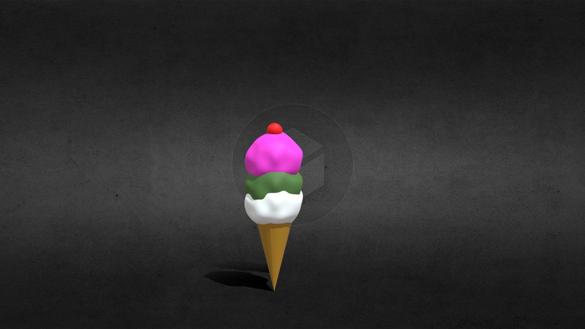 Ice-cream - Download Free 3D model by Lione maker (@kunchana) [8bd219c] - Sketchfab