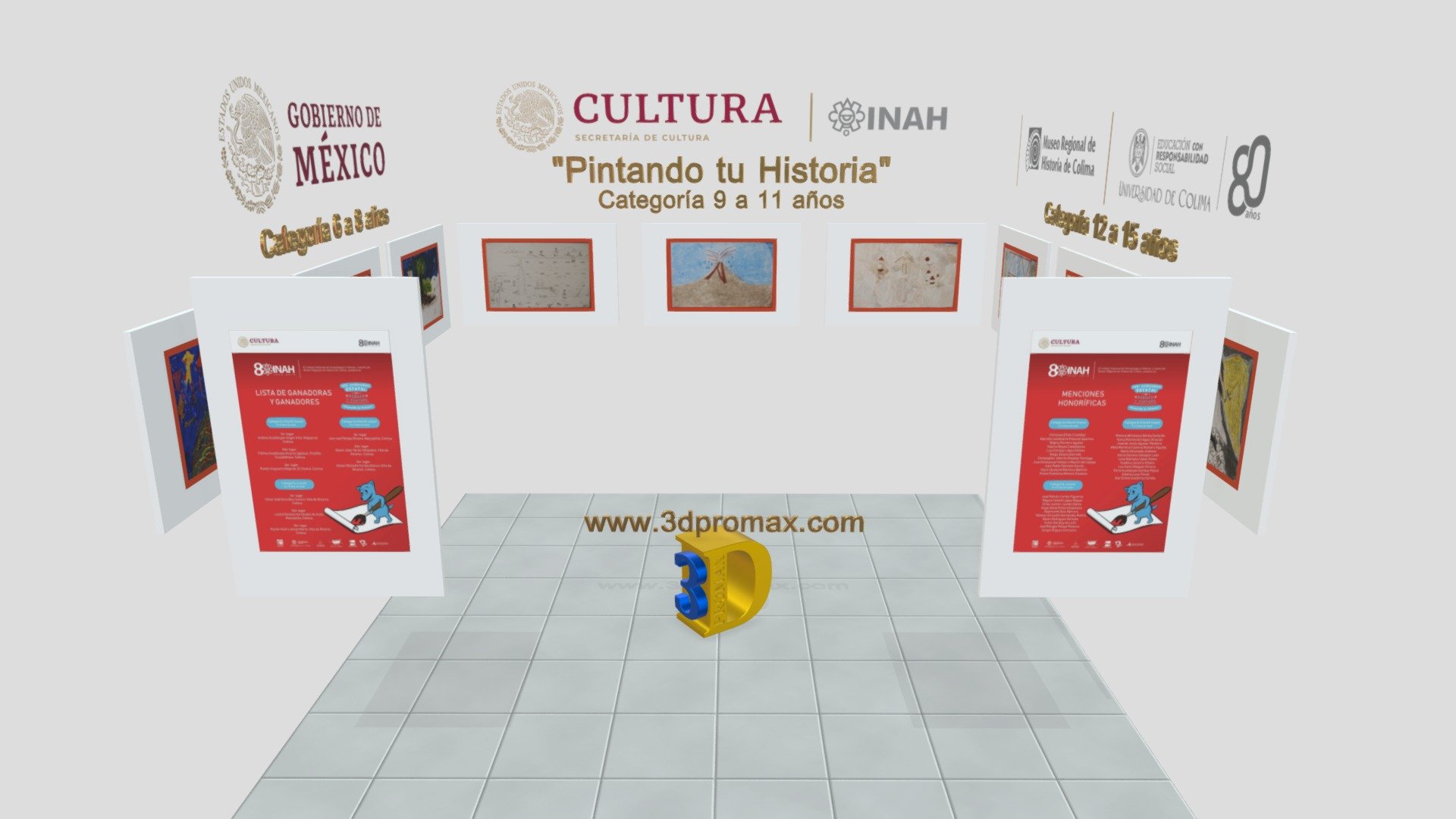 Galeria Pintando Historia - Download Free 3D model by 3dpromax.apps ...