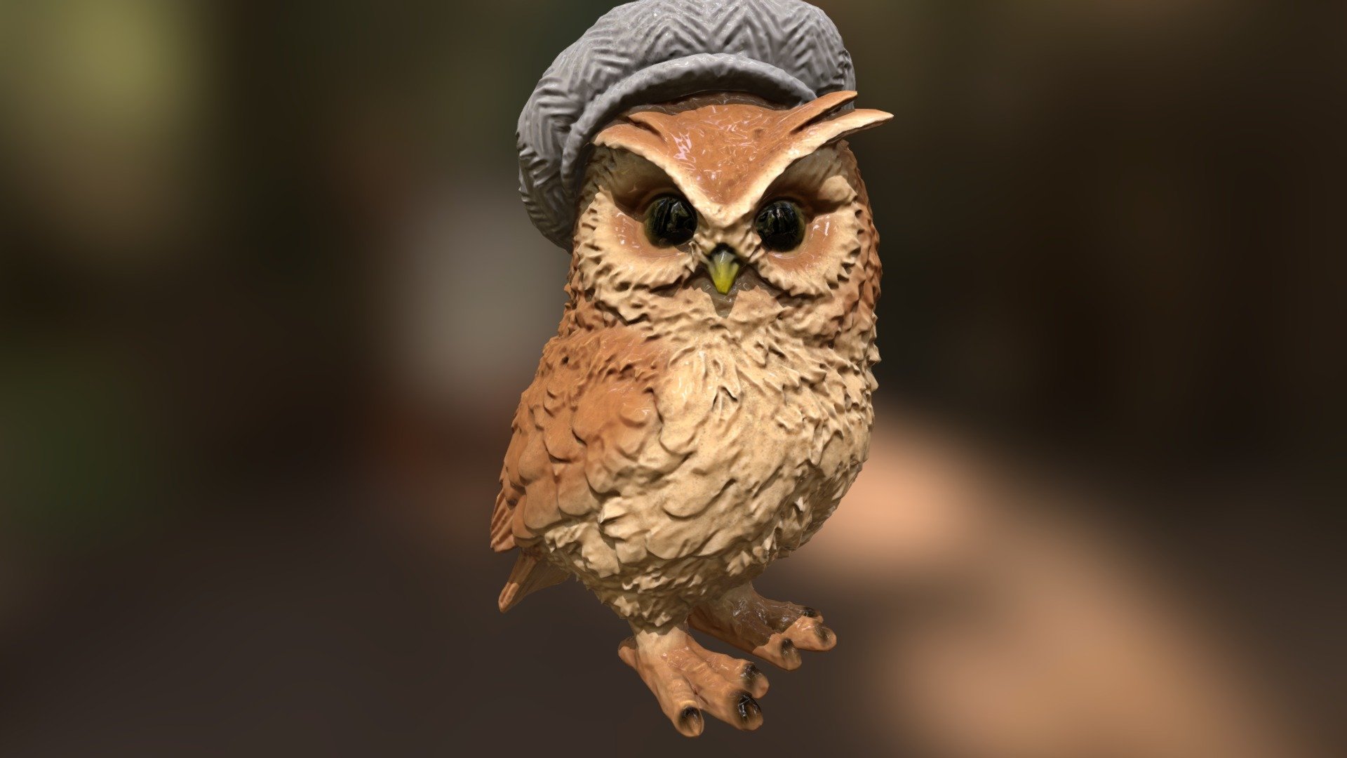 3D_scan - Cap Owl #01 - Buy Royalty Free 3D model by digikstudio ...