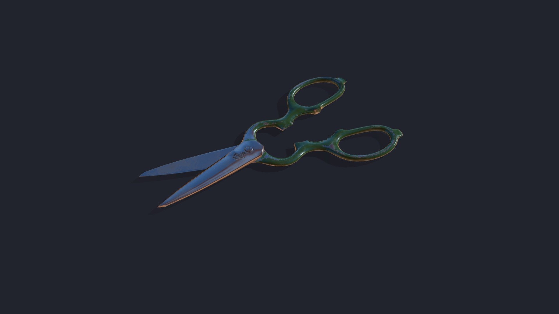 Old Kitchen Scissors - 3D model by f.opalyine [8bd71cb] - Sketchfab