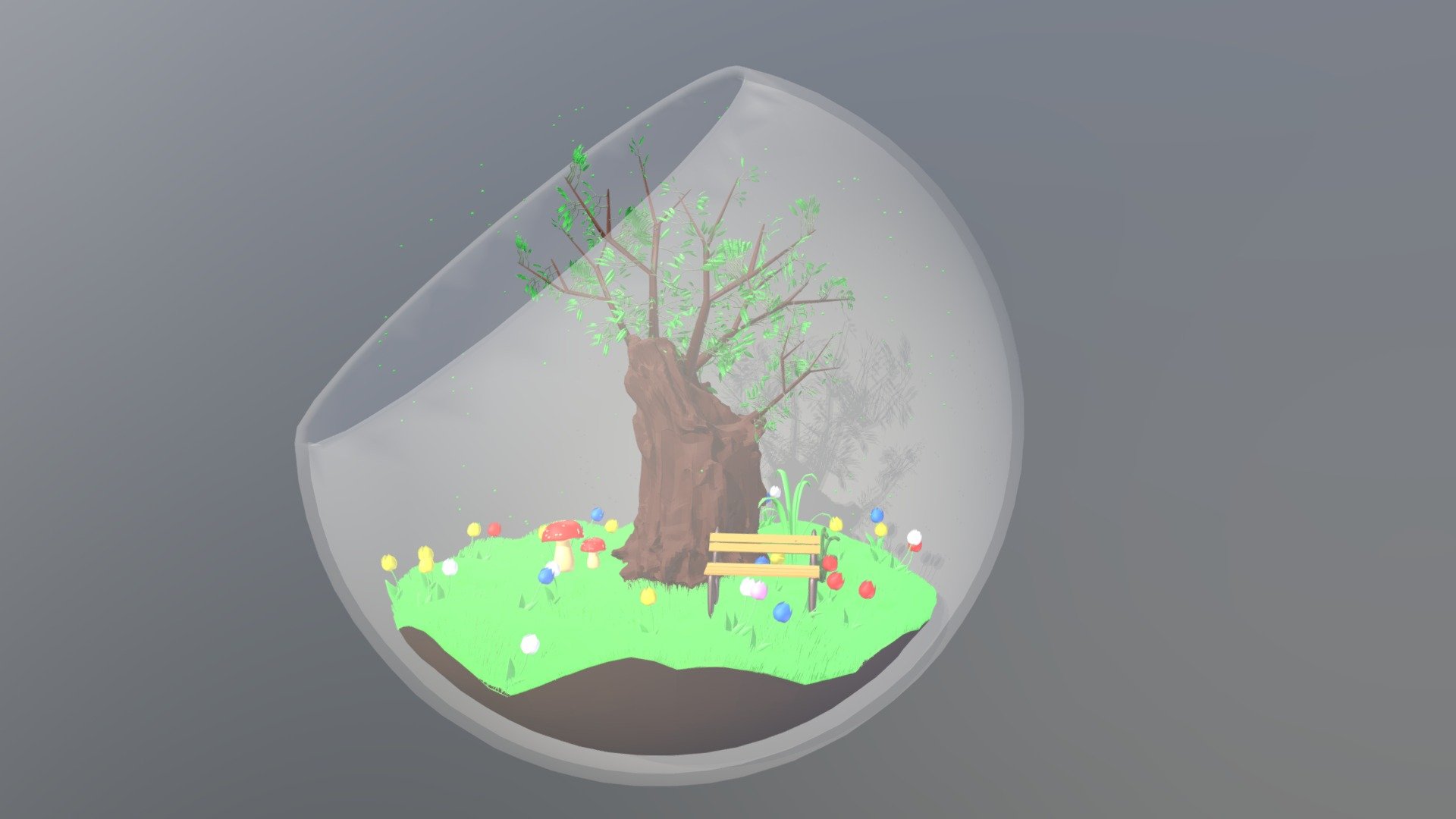 terrarium - 3D model by fadwa_toon (@cuteanimals) [8bdb1b3] - Sketchfab