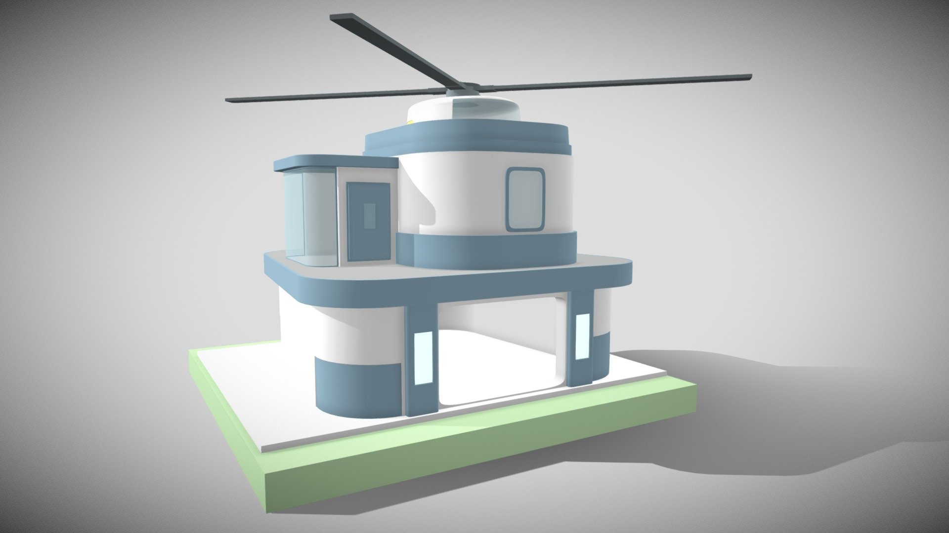 Helicopter House - Arcomia - 3D model by SubSurreal 3D (@subbeddw ...