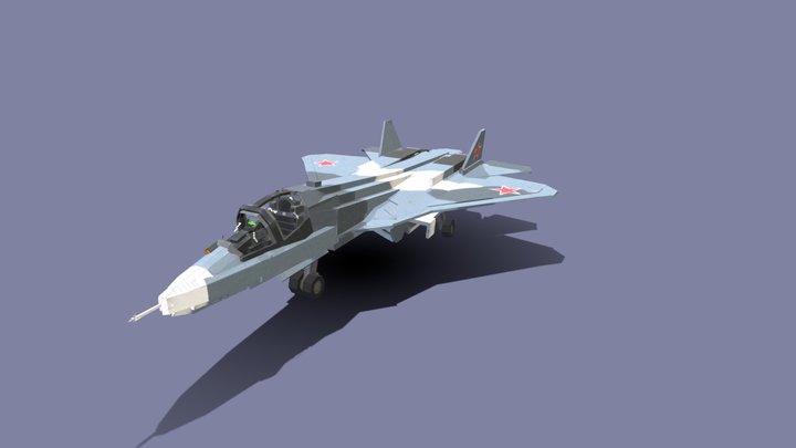 Sukhoi-su-57 3D models - Sketchfab