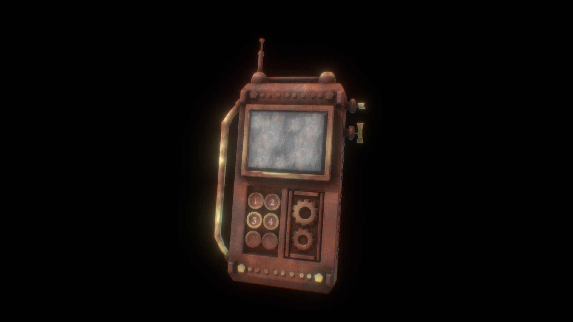 Steampunk communicator - 3D model by JafariBrookes [8be119a] - Sketchfab