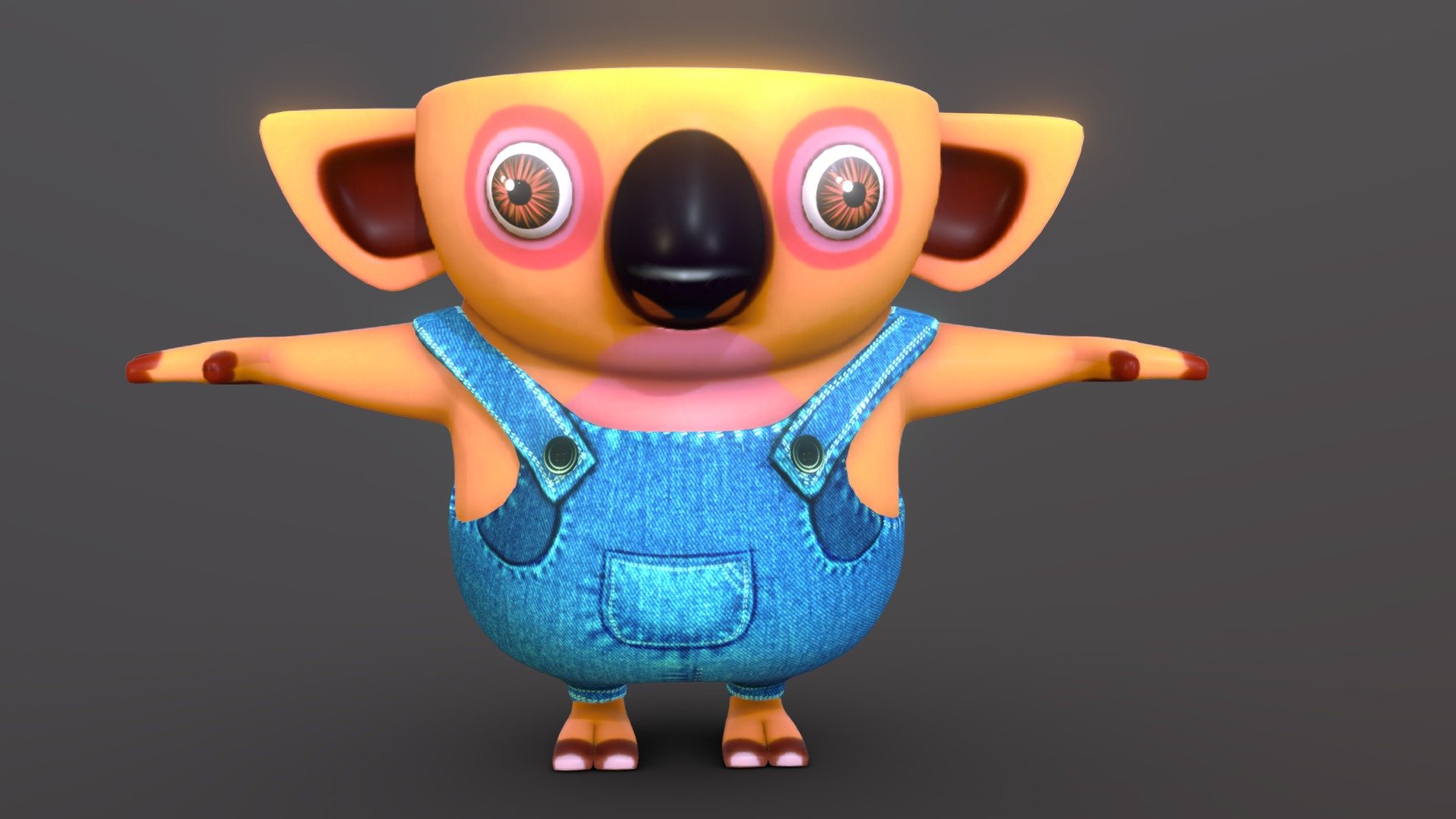 Koala Cartoon - Buy Royalty Free 3D model by cgwings (@chandansingh512 ...