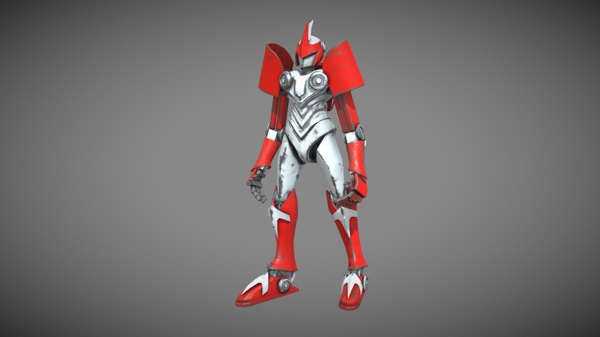 歩く戦車戦士 Walking Tank Warrior - Enemy Mech - 3D model by Stuart.Wright ...