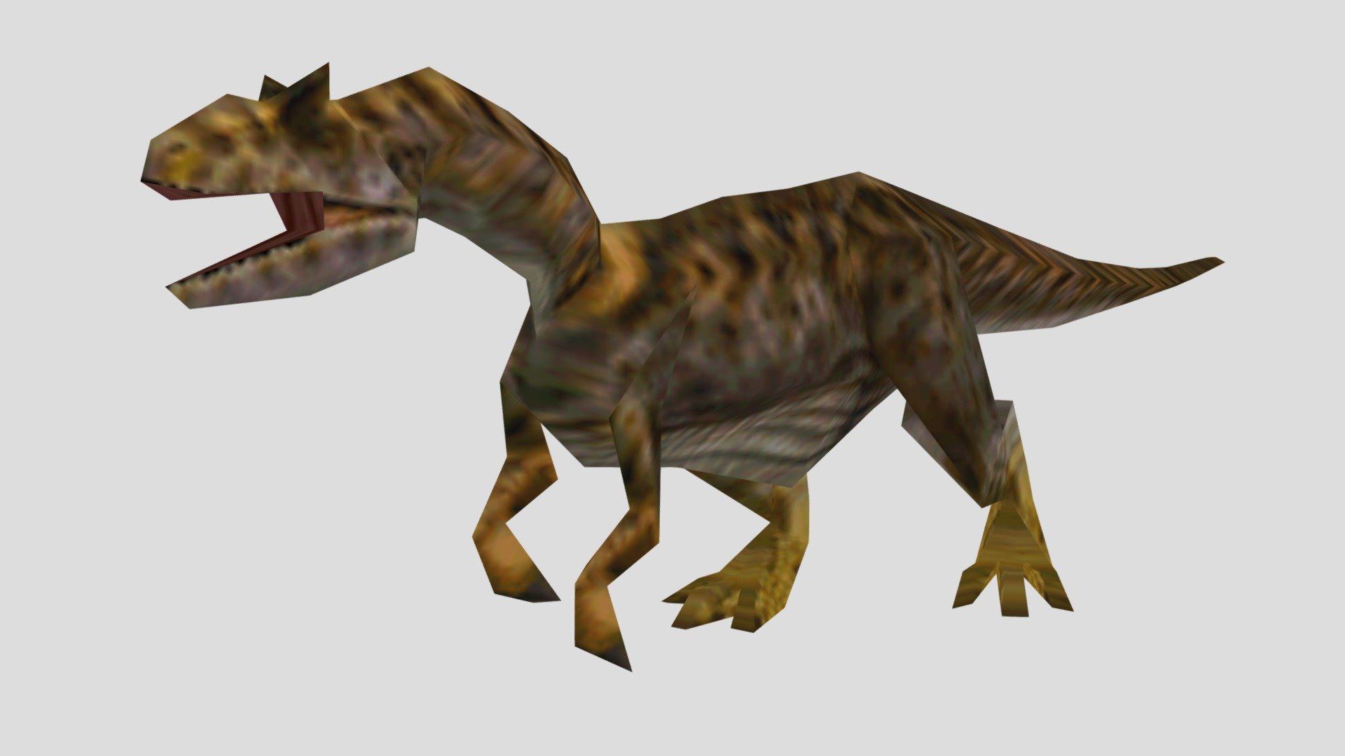 TLW: Jurassic Park(PS1) - Allosaurus - Download Free 3D model by ...