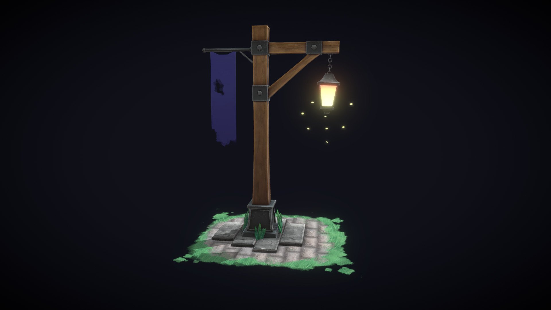 LAMPPOST ANIMATION - 3D model by Agnieszka Talik (@agatalik) [8be383e ...